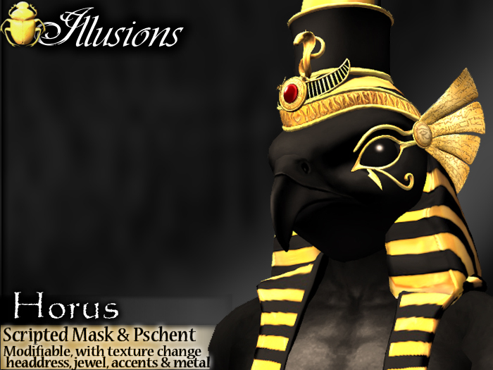 Second Life Marketplace - *~*Illusions*~* Horus Mask